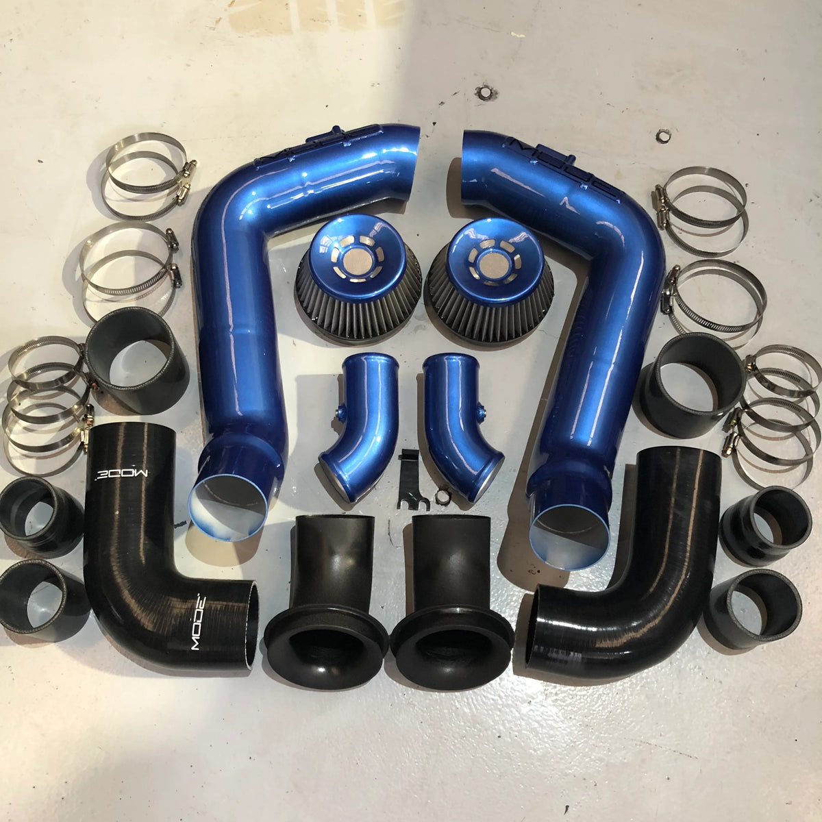 MODE Air+ Front Mounted Intake & Charge Pipe Kit for BMW M5 F10 M6 F06 ...